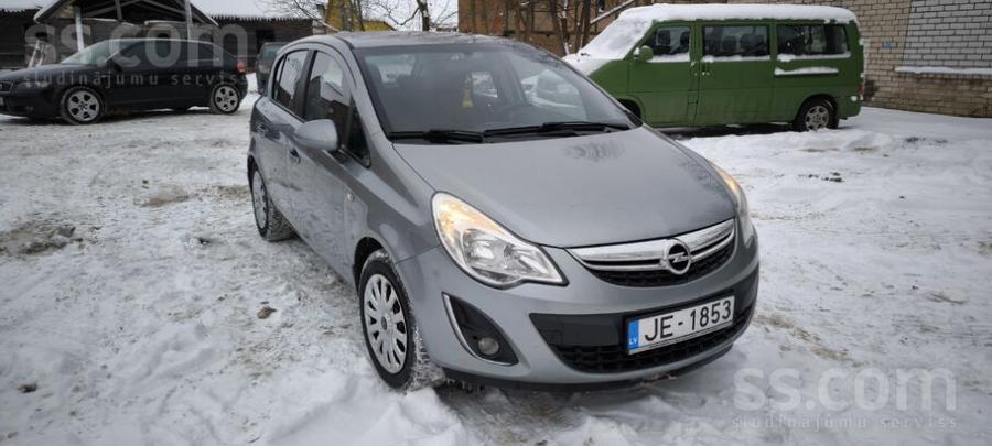 Grey Opel Corsa 2013 in Dobele, with an engine capacity of 1.30 L and mileage of 285 thousand km for 2100 €, photo 3 on AUTOMOTO.COM.LV