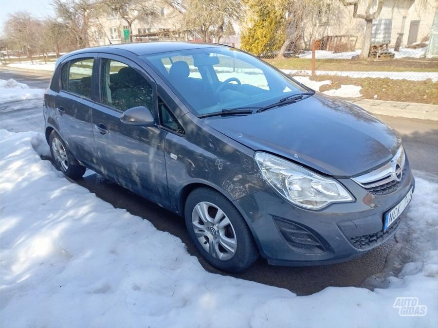 Grey Opel Corsa 2013 in Klaipeda, with an engine capacity of 1.20 L and mileage of 207 thousand km for 1299 €, photo 8 on AUTOMOTO.COM.LV