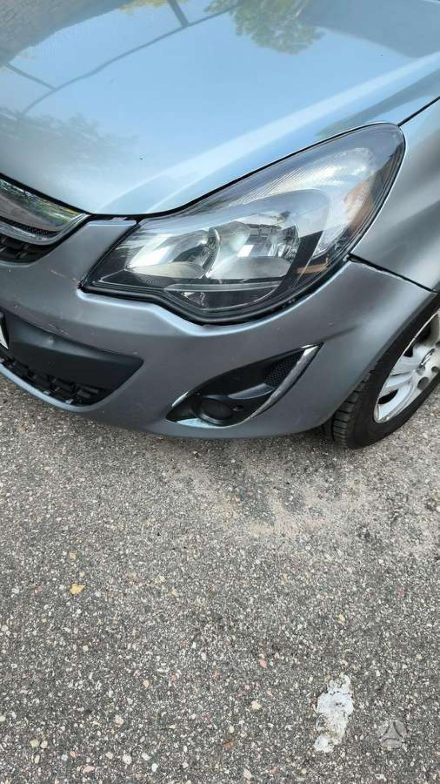 Grey Opel Corsa 2014 in Vilnius, with an engine capacity of 1.25 L and mileage of 201 thousand km for 1200 €, photo 23 on AUTOMOTO.COM.LV