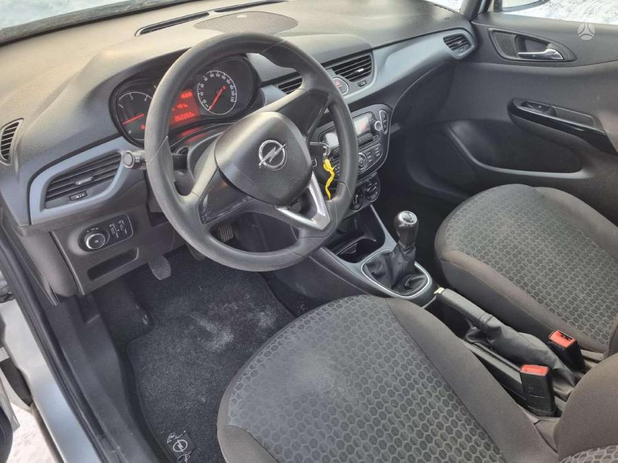 Grey Opel Corsa 2015 in Siauliai, with an engine capacity of 1.25 L and mileage of 260 thousand km for 3400 €, photo 16 on AUTOMOTO.COM.LV
