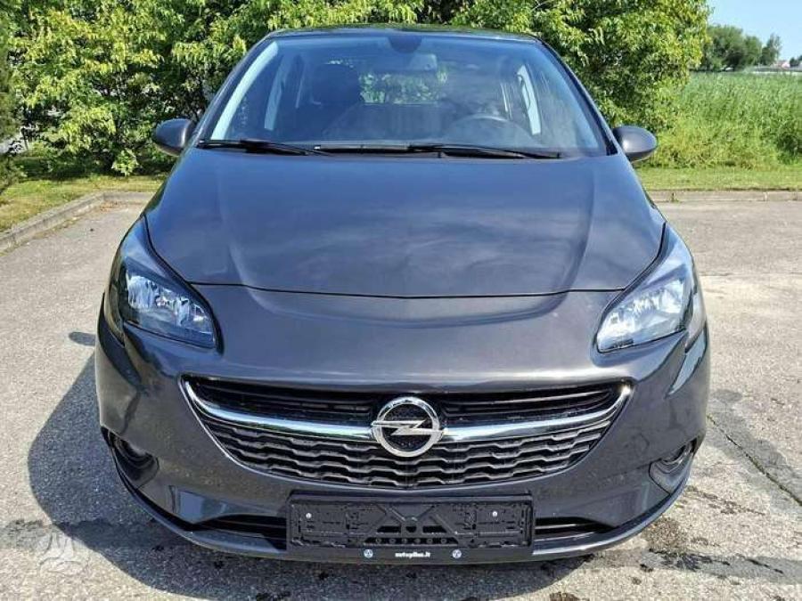 Grey Opel Corsa 2015 in Ukmerge, with an engine capacity of 1.23 L and mileage of 191 thousand km for 3650 €, photo 6 on AUTOMOTO.COM.LV