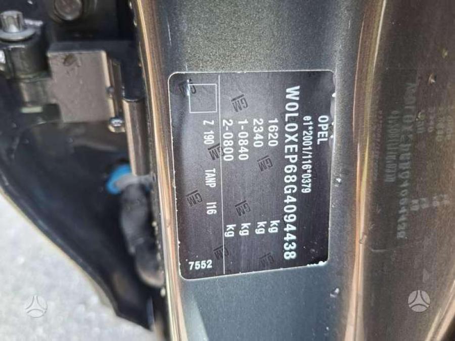 Grey Opel Corsa 2015 in Ukmerge, with an engine capacity of 1.23 L and mileage of 191 thousand km for 3650 €, photo 14 on AUTOMOTO.COM.LV
