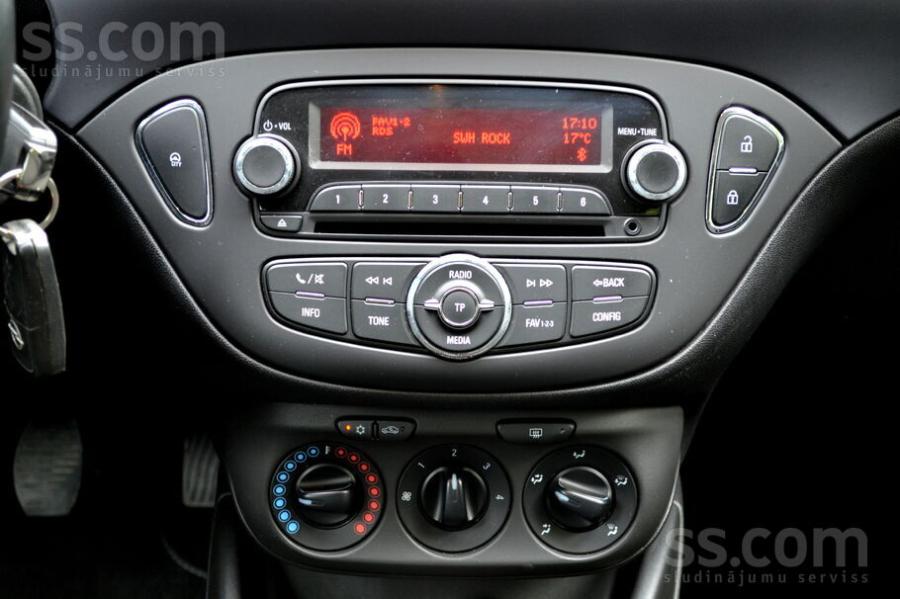 Grey Opel Corsa 2017 in Tukums, with an engine capacity of 1.40 L and mileage of 126 thousand km for 5990 €, photo 9 on AUTOMOTO.COM.LV