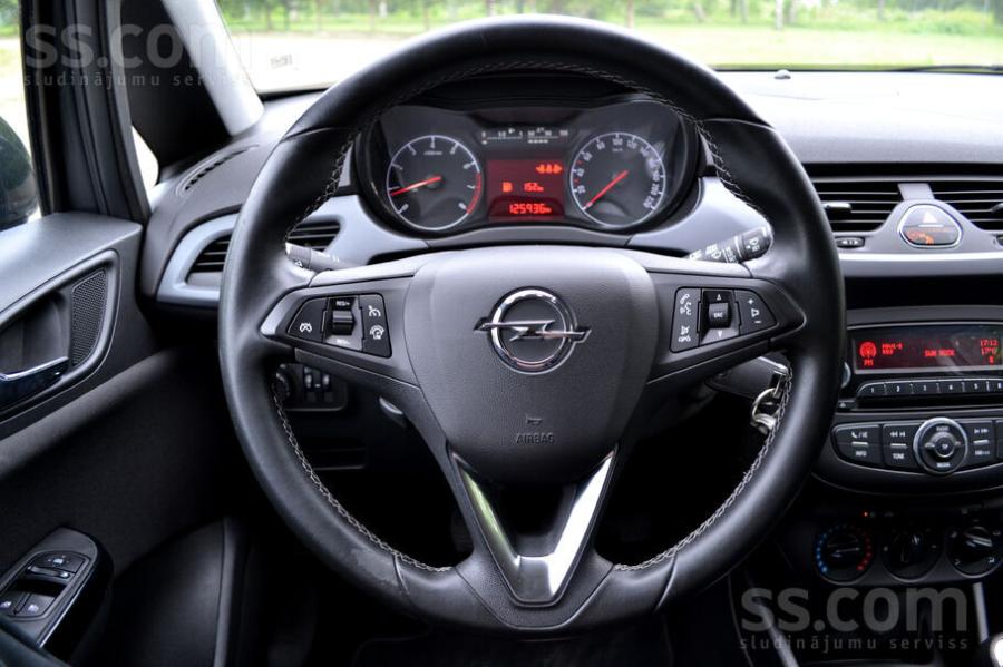 Grey Opel Corsa 2017 in Tukums, with an engine capacity of 1.40 L and mileage of 126 thousand km for 5990 €, photo 11 on AUTOMOTO.COM.LV