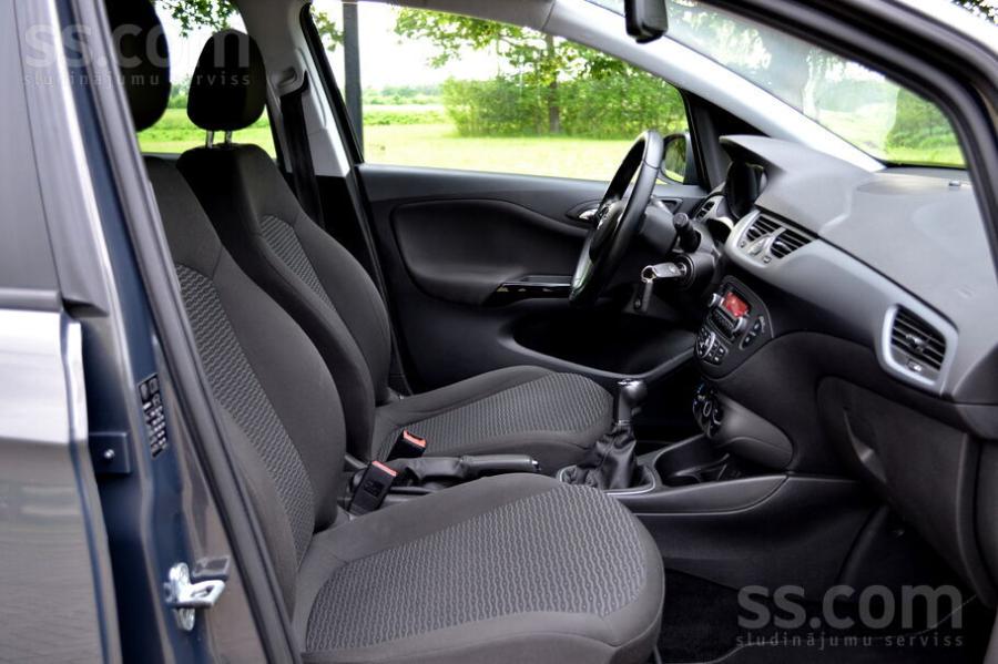 Grey Opel Corsa 2017 in Tukums, with an engine capacity of 1.40 L and mileage of 126 thousand km for 5990 €, photo 13 on AUTOMOTO.COM.LV
