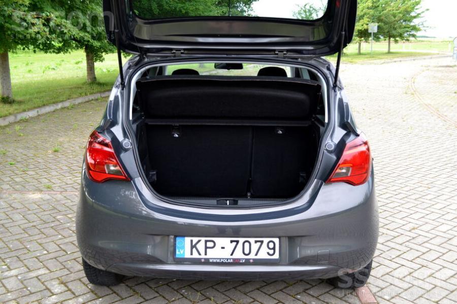 Grey Opel Corsa 2017 in Tukums, with an engine capacity of 1.40 L and mileage of 126 thousand km for 5990 €, photo 15 on AUTOMOTO.COM.LV