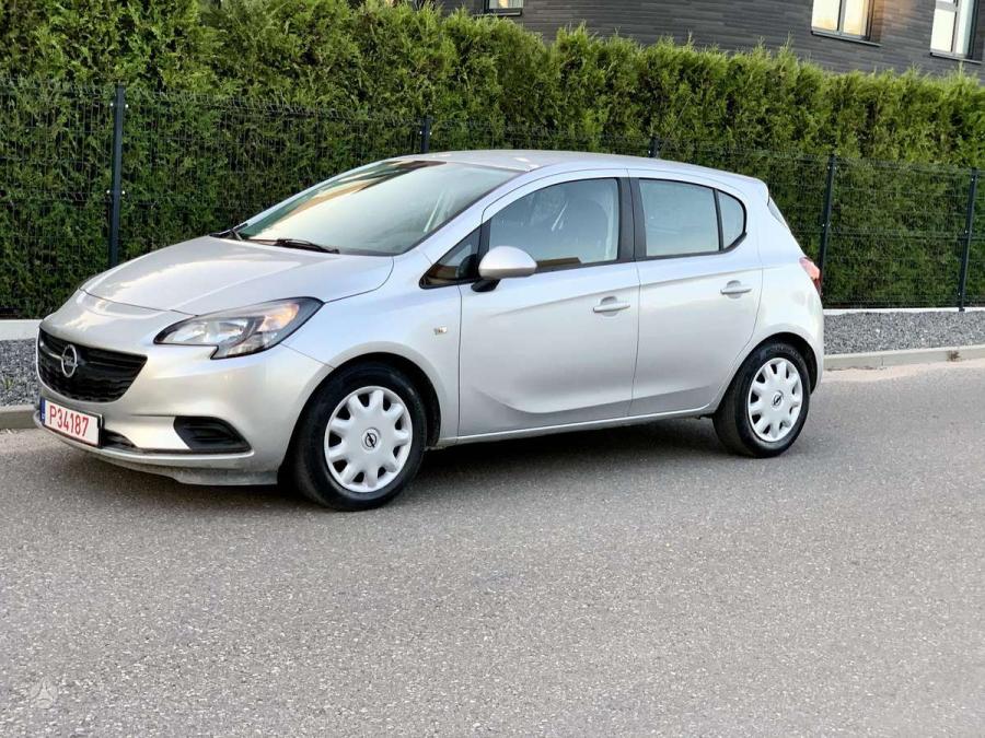 Pelēks Opel Corsa 2017 Kauņa, ar dzinēja tilpumu 1.25 L un nobraukumu 175 tūkst. km par 3999 €, foto 5 vietnē AUTOMOTO.COM.LV