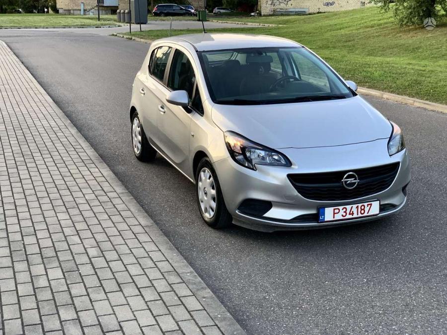 Pelēks Opel Corsa 2017 Kauņa, ar dzinēja tilpumu 1.25 L un nobraukumu 175 tūkst. km par 3999 €, foto 11 vietnē AUTOMOTO.COM.LV
