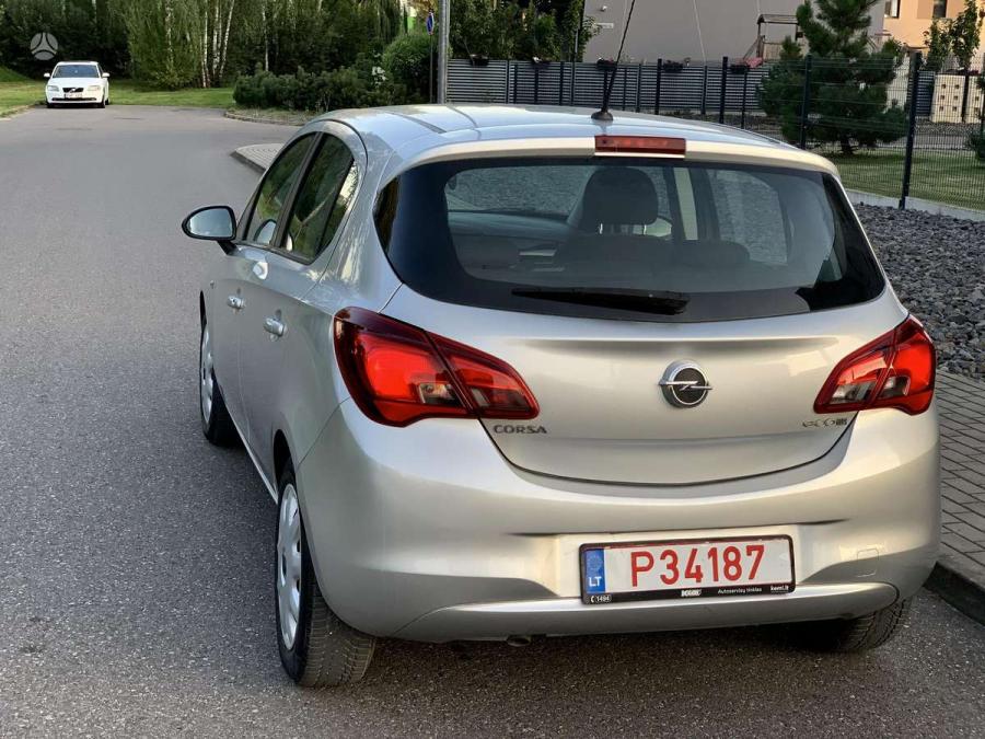 Pelēks Opel Corsa 2017 Kauņa, ar dzinēja tilpumu 1.25 L un nobraukumu 175 tūkst. km par 3999 €, foto 12 vietnē AUTOMOTO.COM.LV