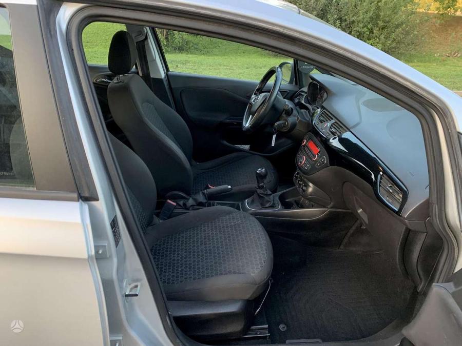Pelēks Opel Corsa 2017 Kauņa, ar dzinēja tilpumu 1.25 L un nobraukumu 175 tūkst. km par 3999 €, foto 20 vietnē AUTOMOTO.COM.LV