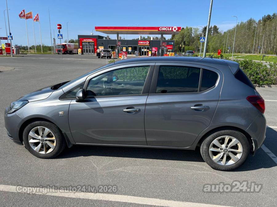 Grey Opel Corsa 2018 in Tallinn, with an engine capacity of 1.40 L and mileage of 95 thousand km for 6500 €, photo 9 on AUTOMOTO.COM.LV