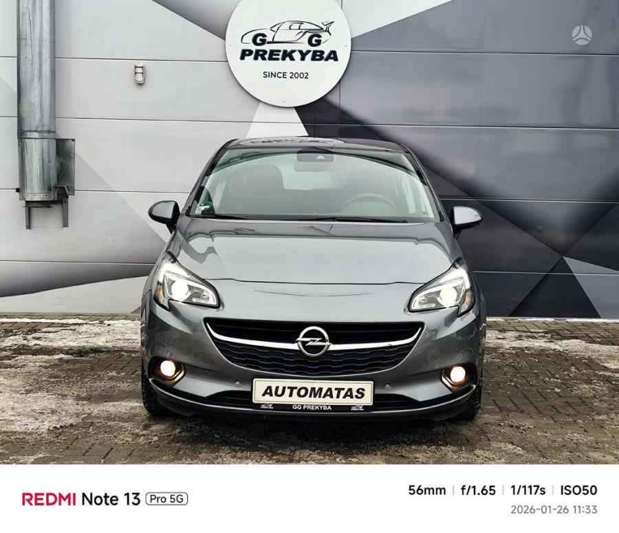 Grey Opel Corsa 2019 in Kaunas, with an engine capacity of 1.40 L and mileage of 83 thousand km for 8650 €, photo 3 on AUTOMOTO.COM.LV