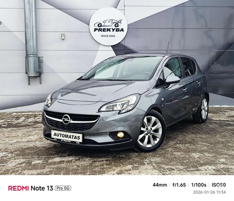 Grey Opel Corsa 2019 in Kaunas, with an engine capacity of 1.40 L and mileage of 83 thousand km for 8650 €, photo 4 on AUTOMOTO.COM.LV