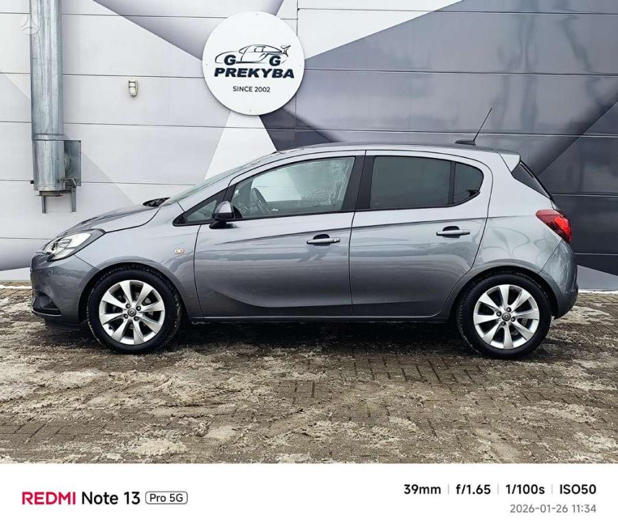 Grey Opel Corsa 2019 in Kaunas, with an engine capacity of 1.40 L and mileage of 83 thousand km for 8650 €, photo 6 on AUTOMOTO.COM.LV