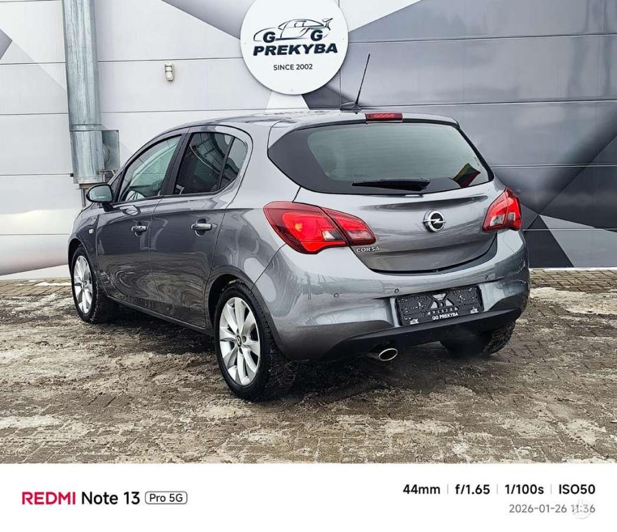Grey Opel Corsa 2019 in Kaunas, with an engine capacity of 1.40 L and mileage of 83 thousand km for 8650 €, photo 7 on AUTOMOTO.COM.LV