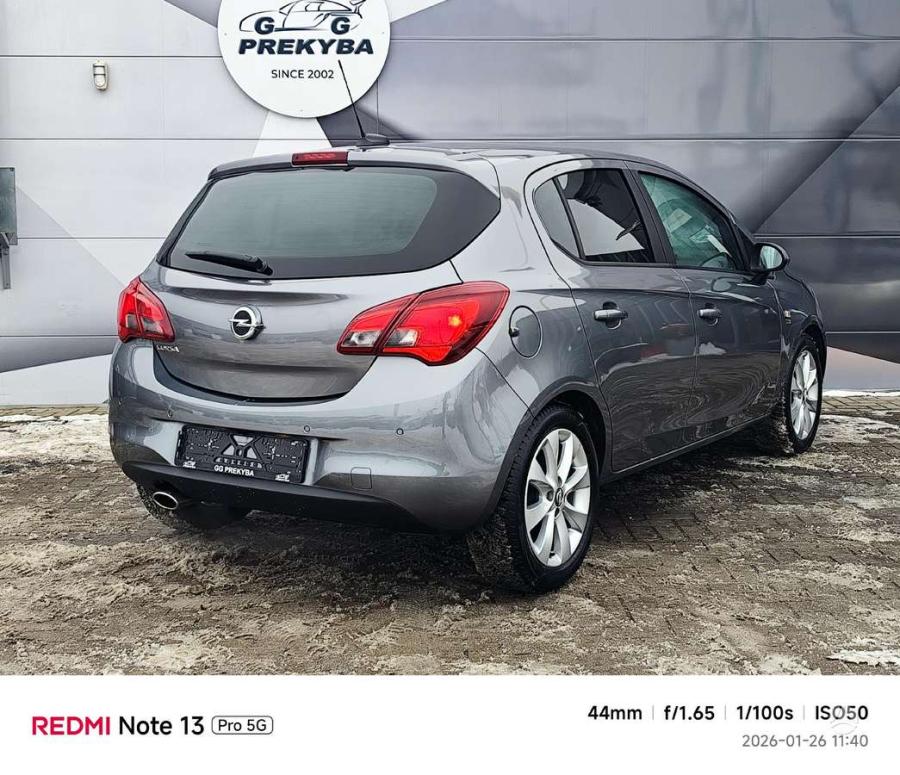 Grey Opel Corsa 2019 in Kaunas, with an engine capacity of 1.40 L and mileage of 83 thousand km for 8650 €, photo 9 on AUTOMOTO.COM.LV