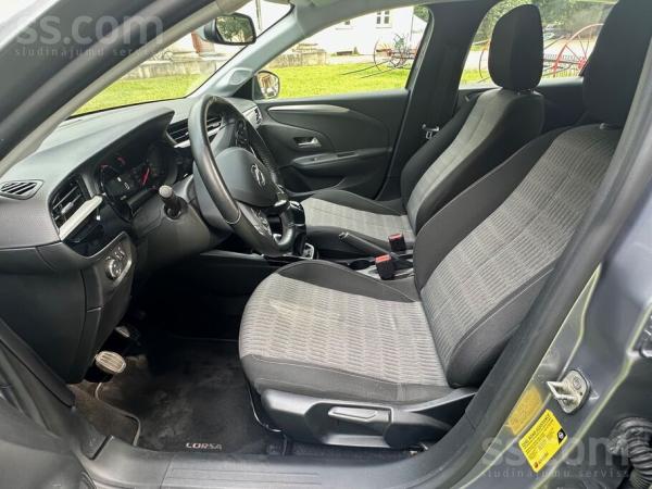Grey Opel Corsa 2020 in Riga, with an engine capacity of 1.20 L and mileage of 31 thousand km for 9900 €, photo 7 on AUTOMOTO.COM.LV