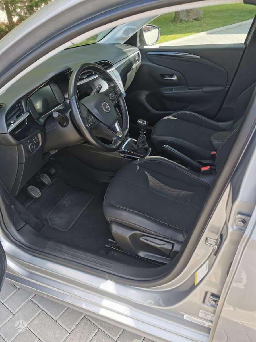 Grey Opel Corsa 2021 in Kaunas, with an engine capacity of 1.20 L and mileage of 84 thousand km for 8150 €, photo 11 on AUTOMOTO.COM.LV
