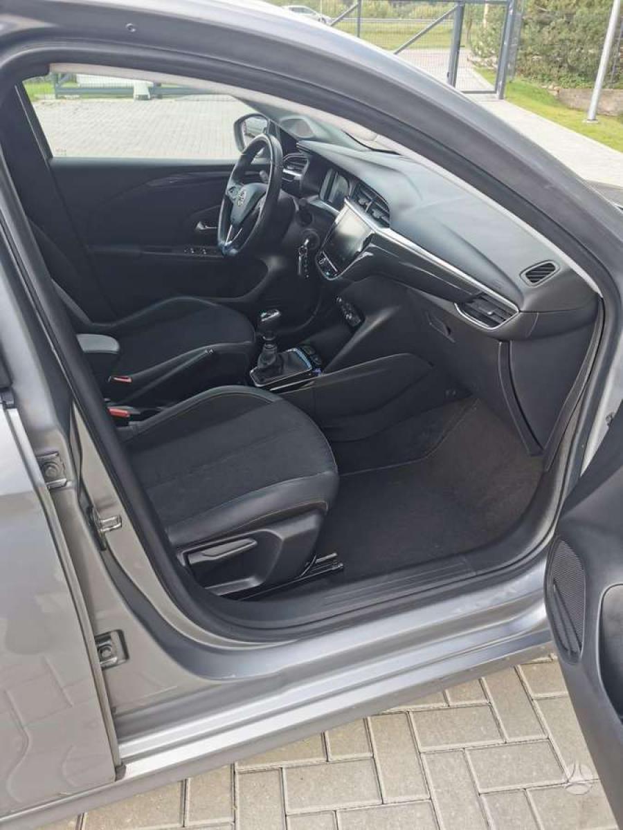 Grey Opel Corsa 2021 in Kaunas, with an engine capacity of 1.20 L and mileage of 84 thousand km for 8150 €, photo 12 on AUTOMOTO.COM.LV