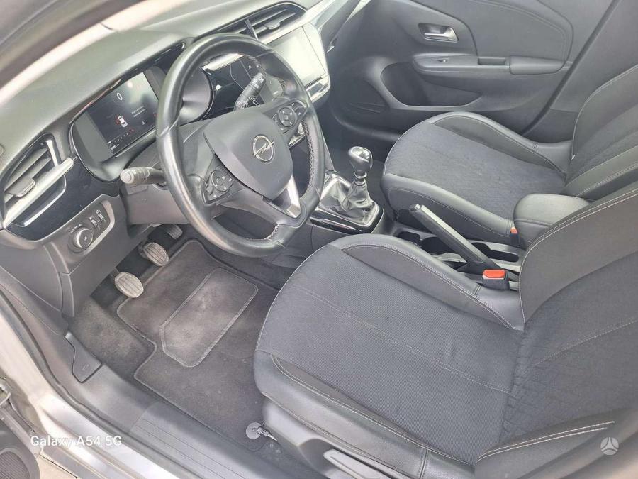 Grey Opel Corsa 2021 in Kaunas, with an engine capacity of 1.20 L and mileage of 84 thousand km for 8150 €, photo 28 on AUTOMOTO.COM.LV