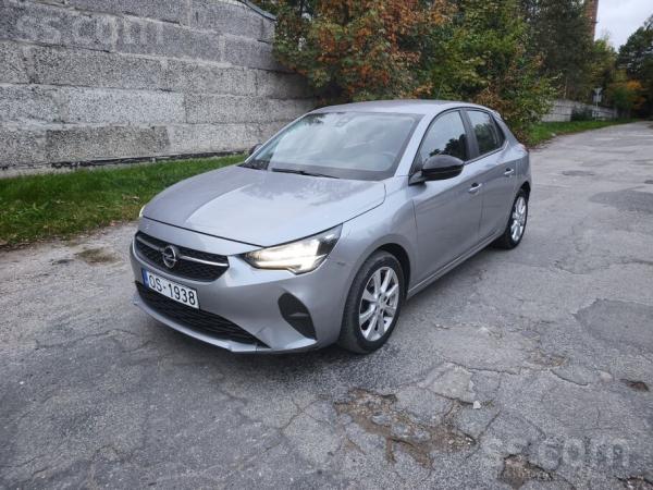 Grey Opel Corsa 2021 in Riga, with an engine capacity of 1.20 L and mileage of 244 thousand km for 6850 €, photo 1 on AUTOMOTO.COM.LV
