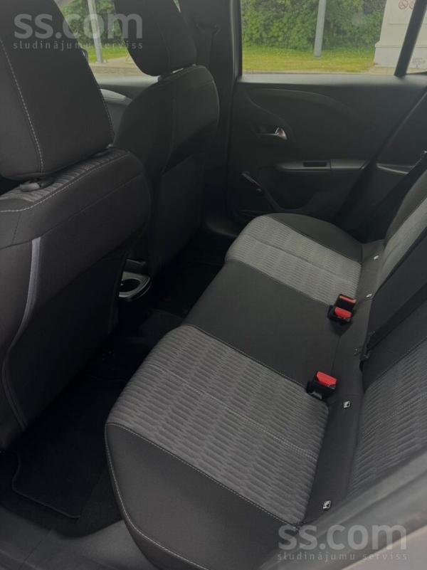 Grey Opel Corsa 2022 in Riga, with an engine capacity of 1.20 L and mileage of 36 thousand km for 10950 €, photo 8 on AUTOMOTO.COM.LV