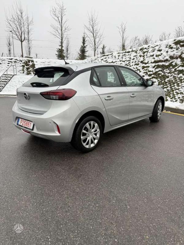 Grey Opel Corsa 2023 in Vilnius, with an engine capacity of 0.00 L and mileage of 27 thousand km for 13799 €, photo 7 on AUTOMOTO.COM.LV