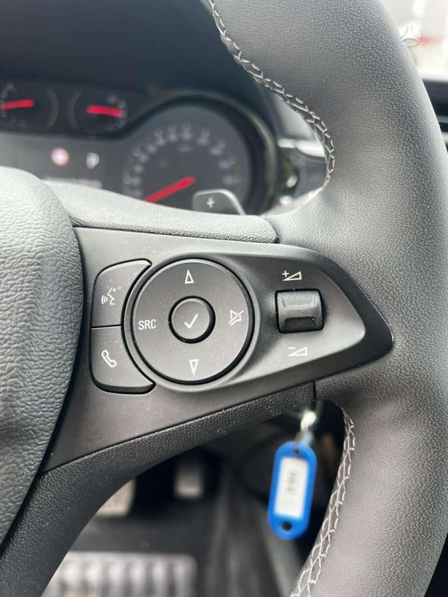 Pelēks Opel Corsa 2024 Viļņa, ar dzinēja tilpumu 1.20 L un nobraukumu 10 tūkst. km par 12400 €, foto 11 vietnē AUTOMOTO.COM.LV