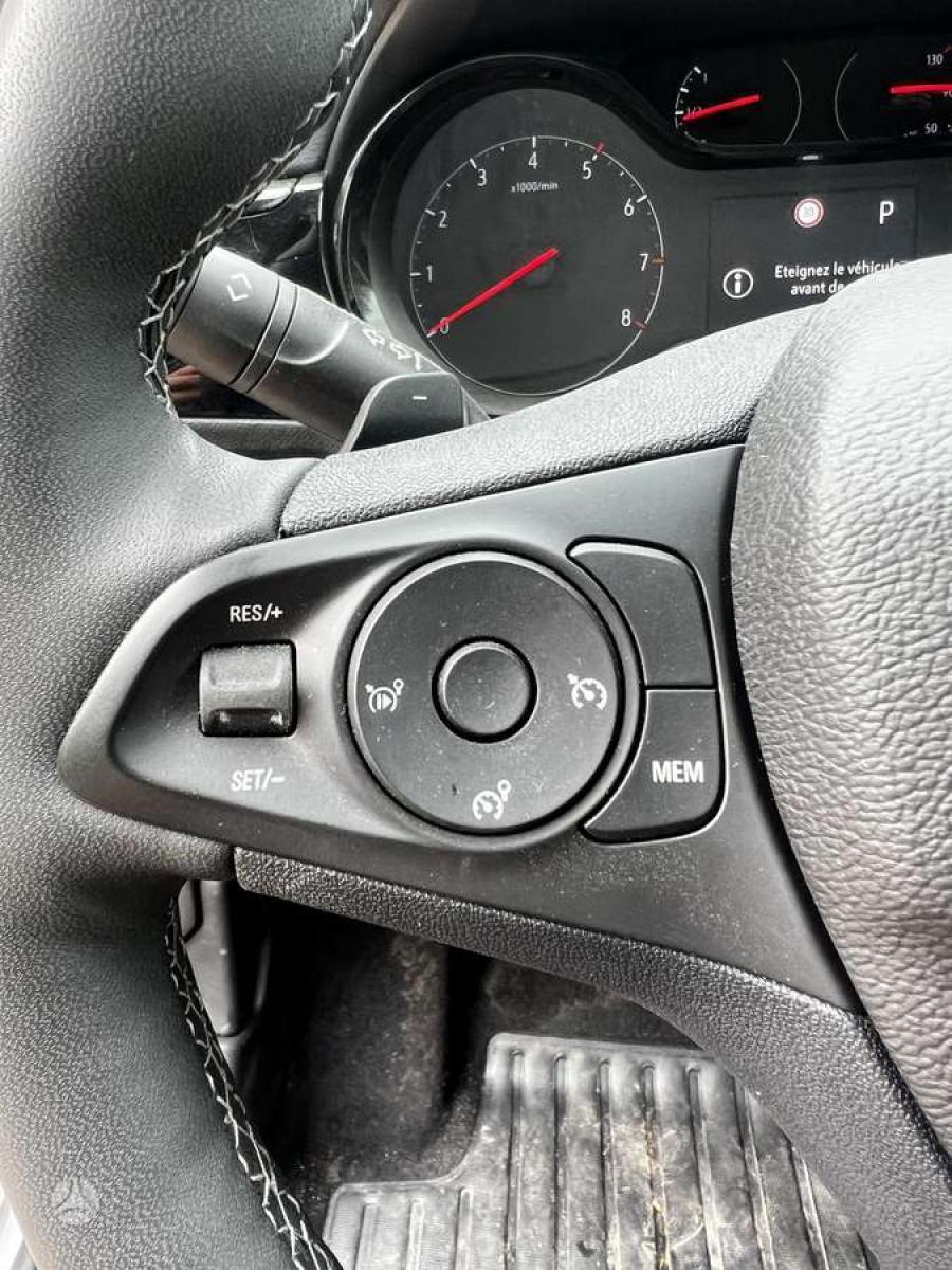 Pelēks Opel Corsa 2024 Viļņa, ar dzinēja tilpumu 1.20 L un nobraukumu 10 tūkst. km par 12400 €, foto 12 vietnē AUTOMOTO.COM.LV
