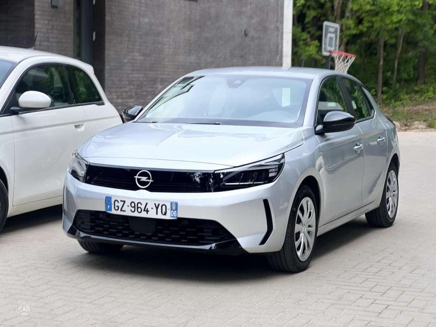 Pelēks Opel Corsa 2024 Viļņa, ar dzinēja tilpumu 1.20 L un nobraukumu 10 tūkst. km par 12400 €, foto 17 vietnē AUTOMOTO.COM.LV