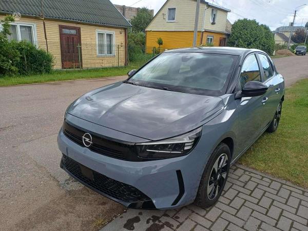 Grey Opel Corsa 2024 in Panevezys, with an engine capacity of 0.00 L and mileage of 6 thousand km for 16000 €, photo 1 on AUTOMOTO.COM.LV