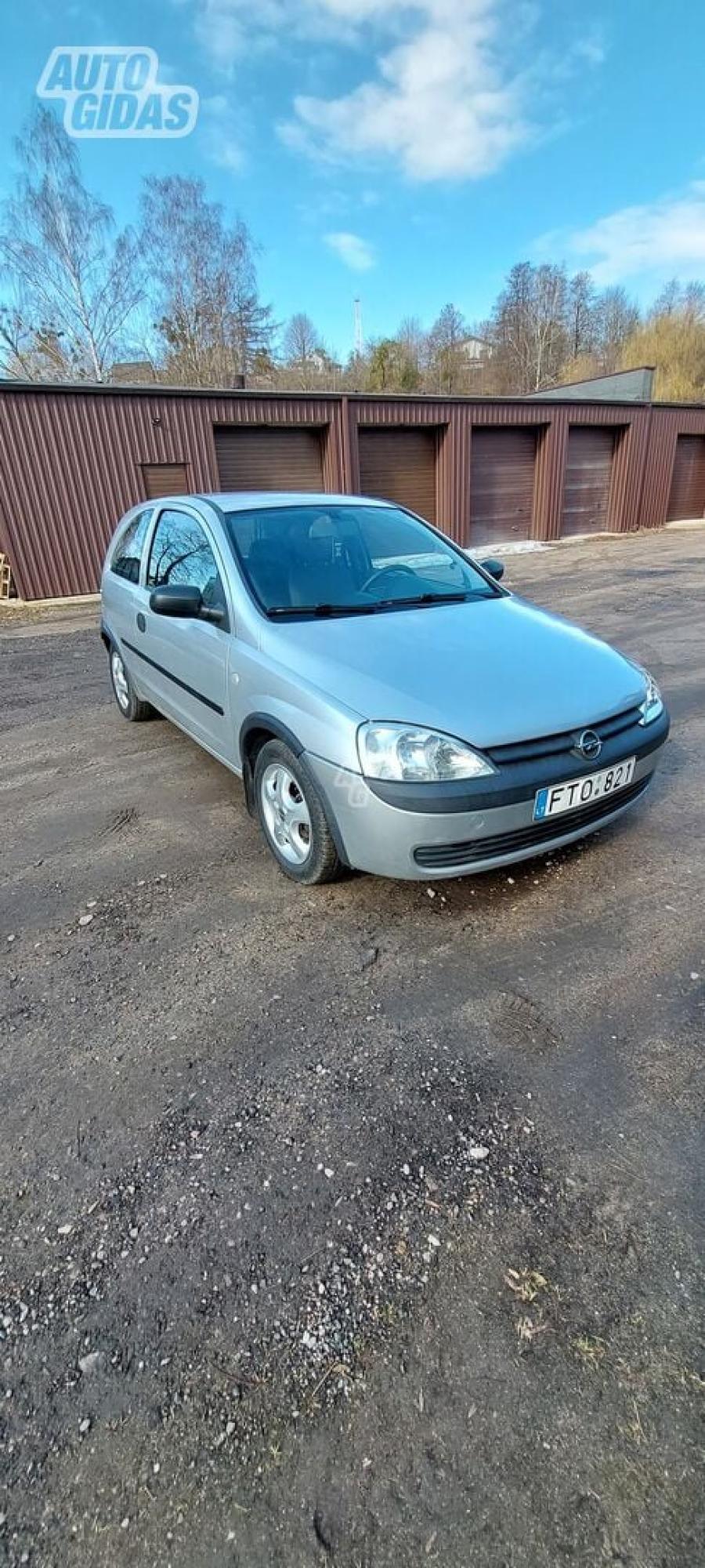 Opel Corsa 2001 in Prienai, with an engine capacity of 1.00 L and mileage of 160 thousand km for 850 €, photo 1 on AUTOMOTO.COM.LV