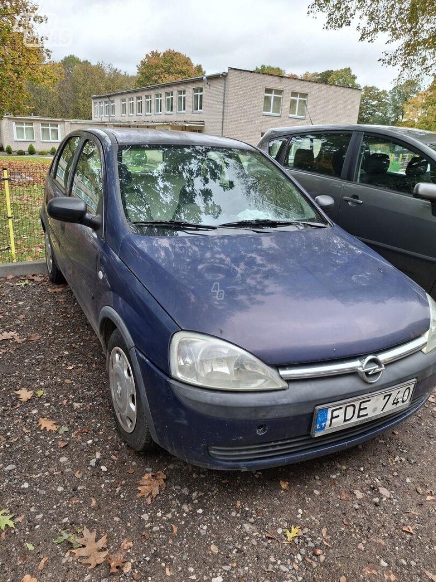 Опель Корса 2002 в Алитус, объемом двигателя 1.70 л и пробегом 214 тыс. км за 1100 €, фото 1 на AUTOMOTO.COM.LV