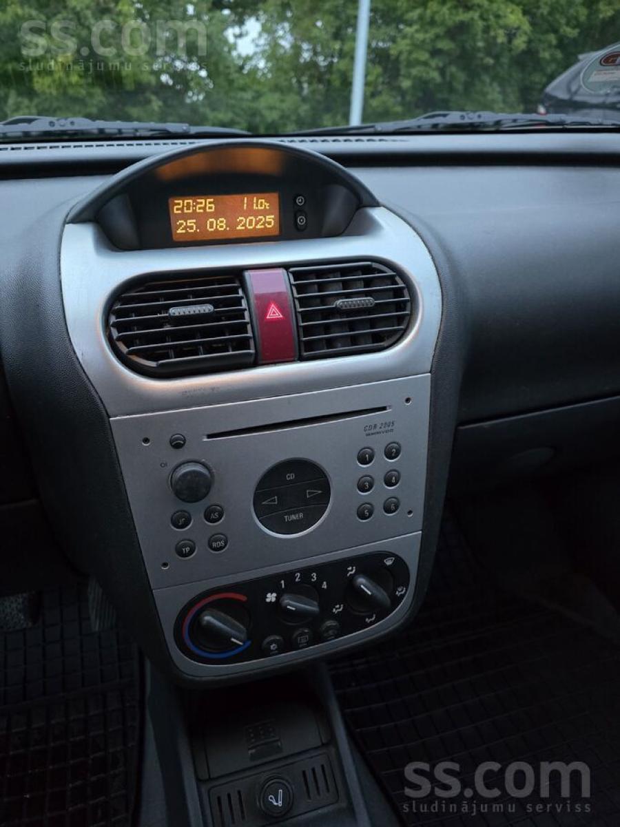 Opel Corsa 2004 Rēzekne, ar dzinēja tilpumu 1.30 L un nobraukumu 184 tūkst. km par 1700 €, foto 14 vietnē AUTOMOTO.COM.LV