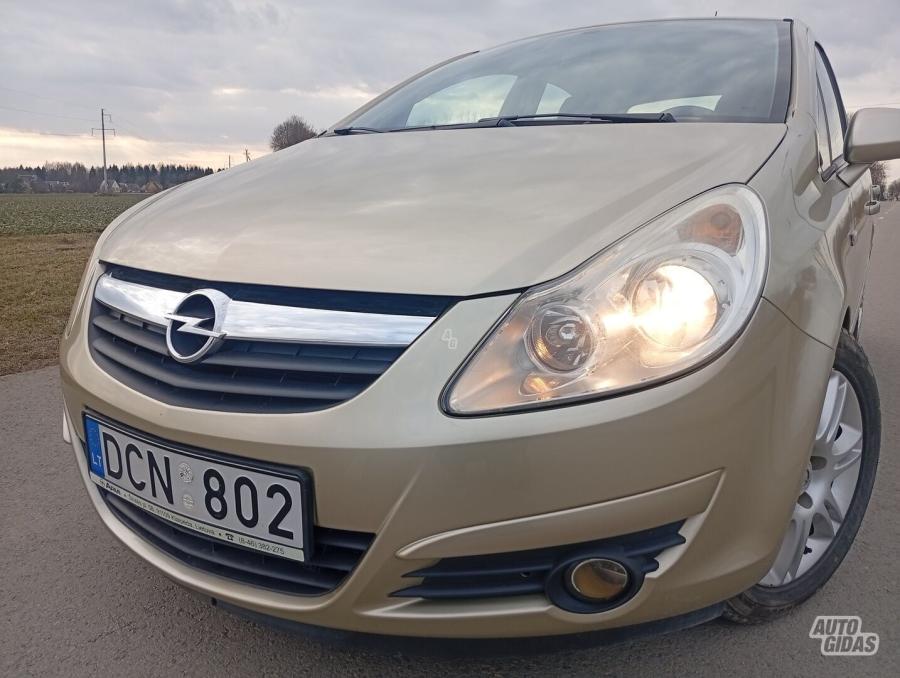 Opel Corsa 2007 Šauļi, ar dzinēja tilpumu 1.40 L un nobraukumu 101 tūkst. km par 1950 €, foto 9 vietnē AUTOMOTO.COM.LV