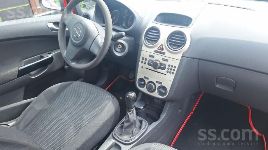 Opel Corsa 2007 in Riga, with an engine capacity of 1.20 L and mileage of 205 thousand km for 990 €, photo 8 on AUTOMOTO.COM.LV