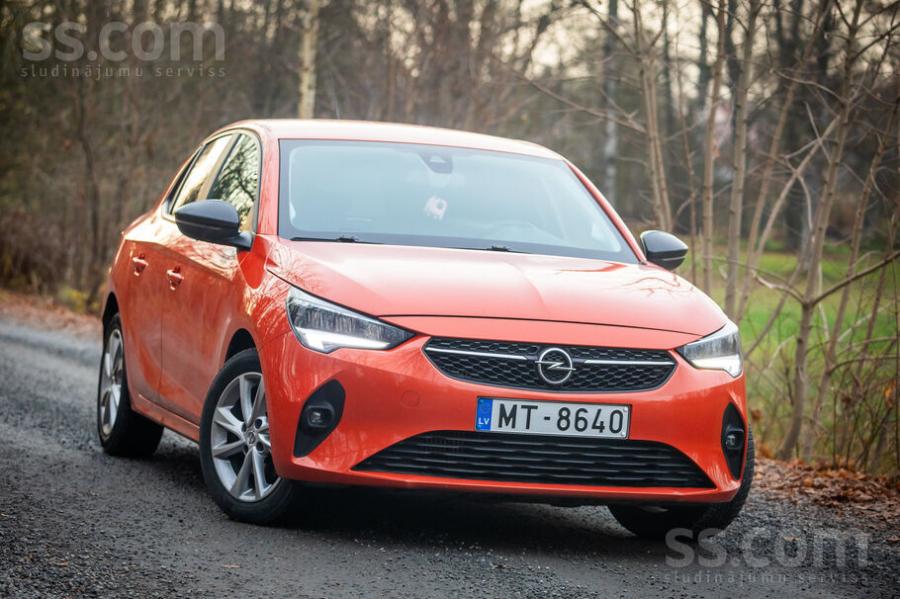 Orange Opel Corsa 2020 in Riga, with an engine capacity of 1.20 L and mileage of 85 thousand km for 11490 €, photo 2 on AUTOMOTO.COM.LV