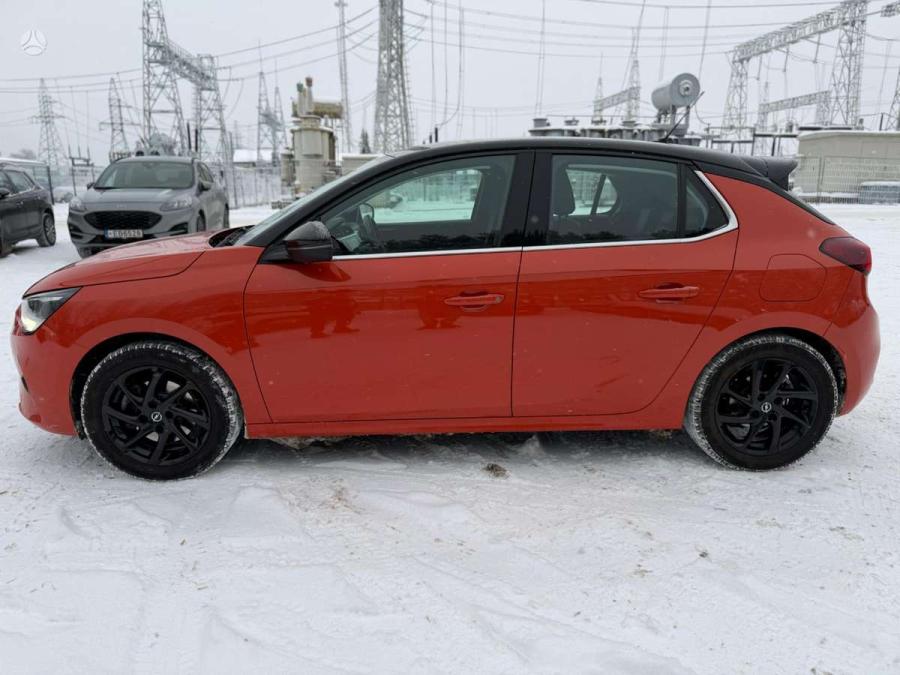 Orange Opel Corsa 2020 in Vilnius, with an engine capacity of 1.20 L and mileage of 63 thousand km for 11950 €, photo 2 on AUTOMOTO.COM.LV