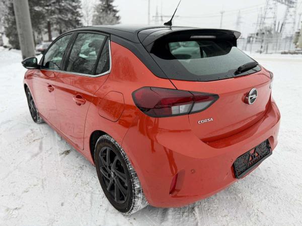Orange Opel Corsa 2020 in Vilnius, with an engine capacity of 1.20 L and mileage of 63 thousand km for 11950 €, photo 3 on AUTOMOTO.COM.LV