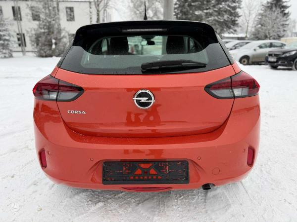 Orange Opel Corsa 2020 in Vilnius, with an engine capacity of 1.20 L and mileage of 63 thousand km for 11950 €, photo 4 on AUTOMOTO.COM.LV