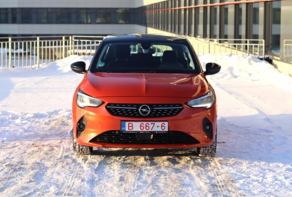 Orange Opel Corsa 2020 in Riga, with an engine capacity of 0.00 L and mileage of 87 thousand km for 11780 €, photo 3 on AUTOMOTO.COM.LV