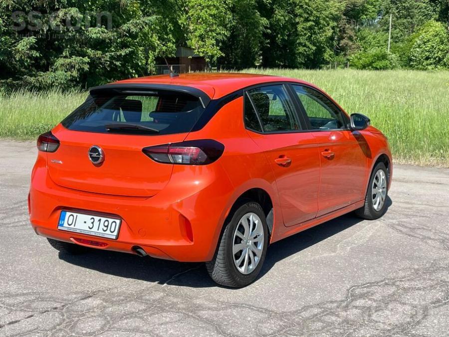 Orange Opel Corsa 2020 in Riga, with an engine capacity of 1.20 L and mileage of 70 thousand km for 9800 €, photo 4 on AUTOMOTO.COM.LV