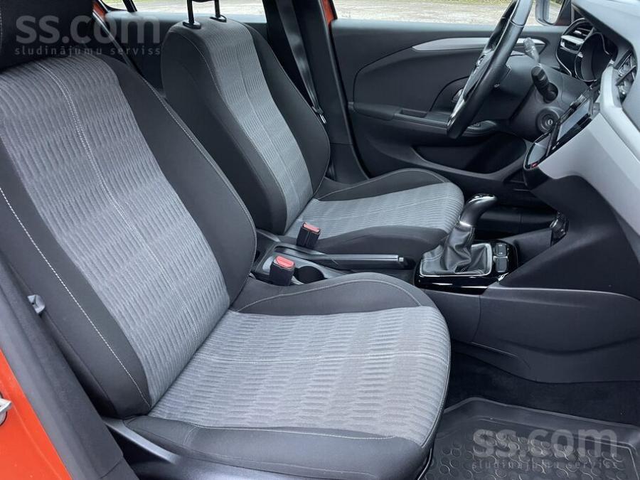 Orange Opel Corsa 2020 in Riga, with an engine capacity of 1.20 L and mileage of 70 thousand km for 9800 €, photo 8 on AUTOMOTO.COM.LV