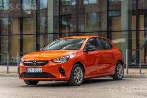 Orange Opel Corsa 2022 in Riga, with an engine capacity of 1.40 L and mileage of 30 thousand km for 16500 €, photo  on AUTOMOTO.COM.LV