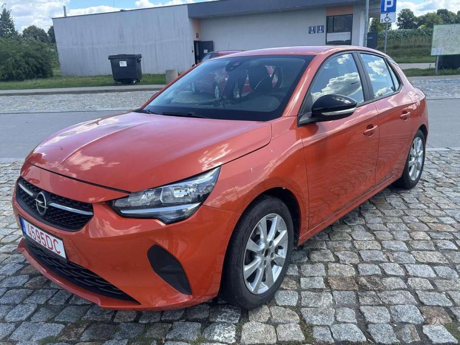 Orange Opel Corsa 2022 in Vilnius, with an engine capacity of 1.20 L and mileage of 42 thousand km for 5500 €, photo 3 on AUTOMOTO.COM.LV