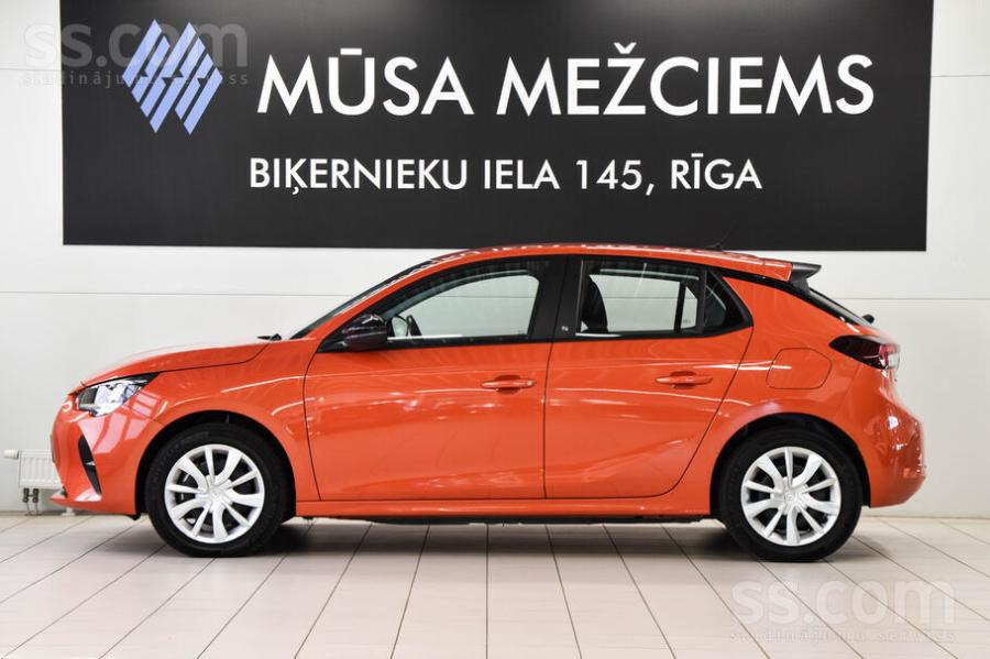 Orange Opel Corsa 2025 in Riga, with an engine capacity of 0.00 L and mileage of 10 thousand km for 20990 €, photo 6 on AUTOMOTO.COM.LV