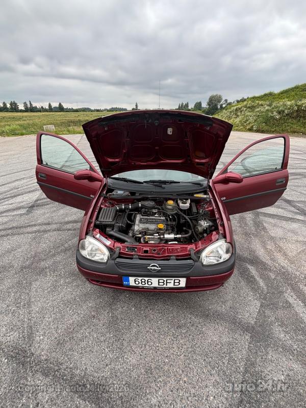 Sarkans Opel Corsa 2000 Tallina, ar dzinēja tilpumu 1.00 L un nobraukumu 130 tūkst. km par 1150 €, foto 2 vietnē AUTOMOTO.COM.LV