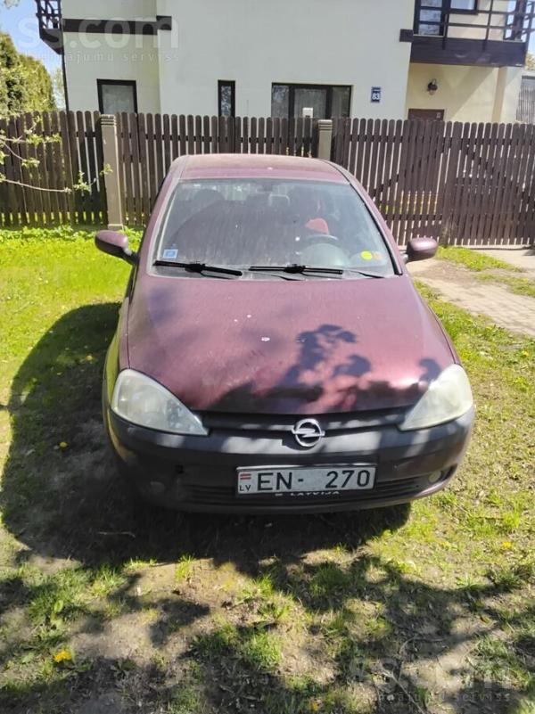 Sarkans Opel Corsa 2002 Rīga, ar dzinēja tilpumu 1.20 L un nobraukumu 196 tūkst. km par 1800 €, foto 1 vietnē AUTOMOTO.COM.LV