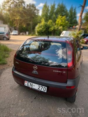 Sarkans Opel Corsa 2002 Rīga, ar dzinēja tilpumu 1.20 L un nobraukumu 204 tūkst. km par 600 €, foto 4 vietnē AUTOMOTO.COM.LV