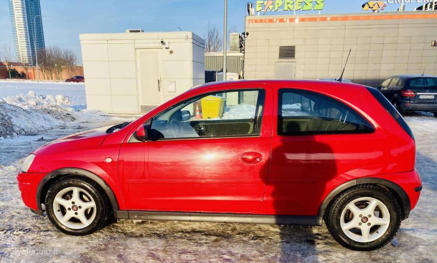 Red Opel Corsa 2005 in Klaipeda, with an engine capacity of 1.20 L and mileage of 169 thousand km for 990 €, photo 5 on AUTOMOTO.COM.LV